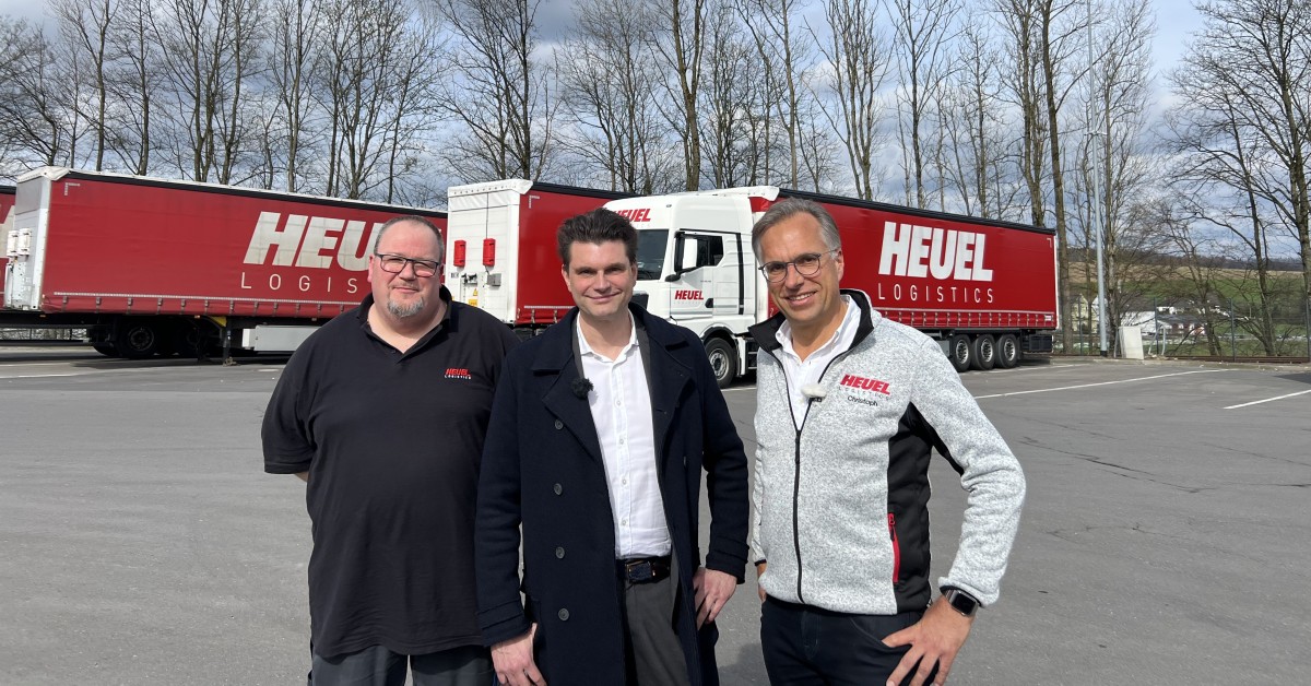 ZDF heute-show zu Besuch bei HEUEL LOGISTICS